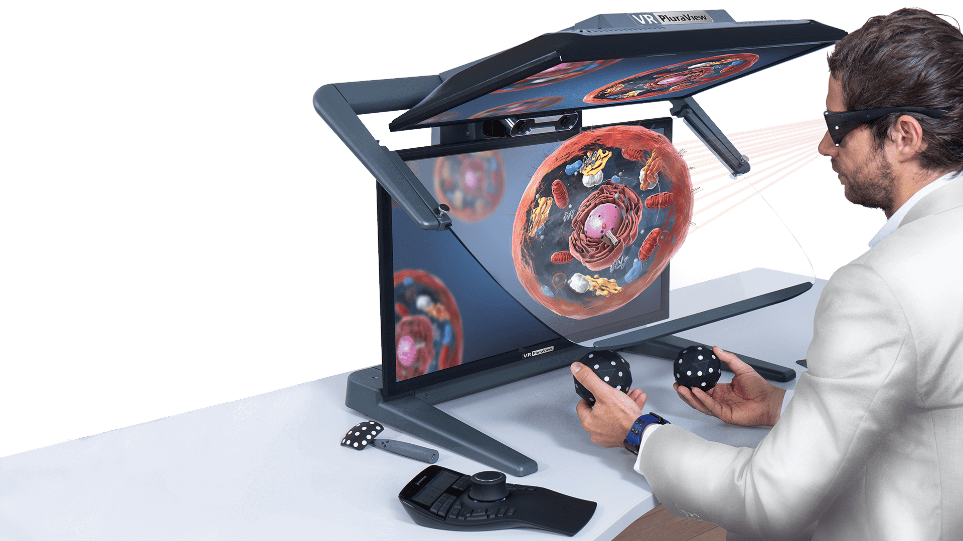 3D Pluraview - Beam Splitter Technology, Passive 3D-stereo display