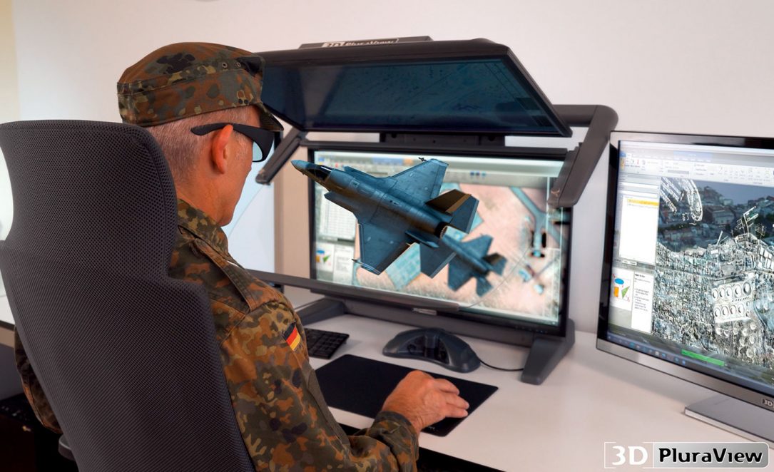 Stereoscopic desktop monitors for military use: Now shielded and zoned ...